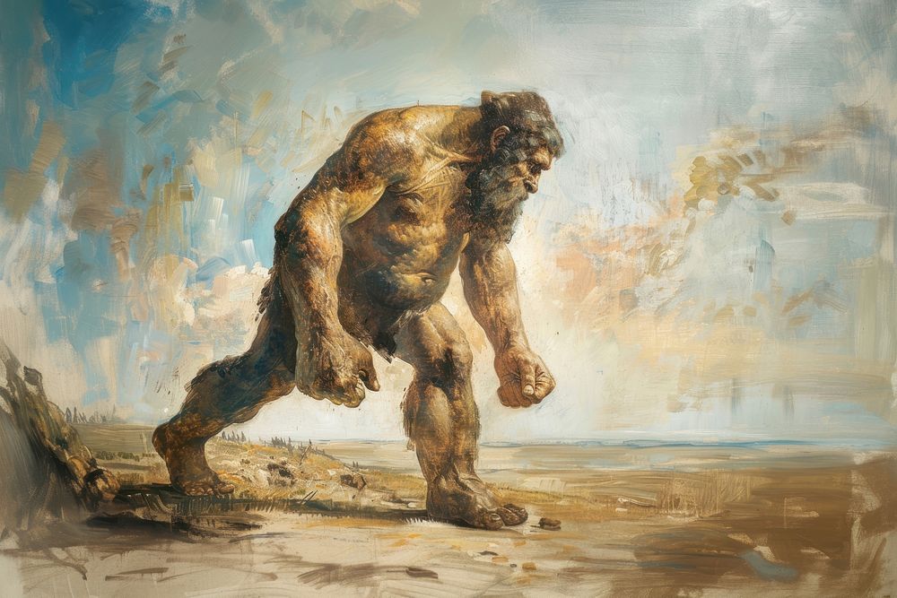 Giant mythical creature painting | Free Photo Illustration - rawpixel