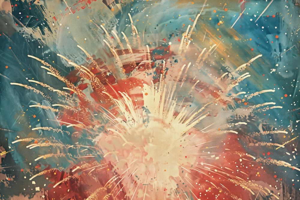 Vibrant abstract explosion art | Free Photo Illustration - rawpixel