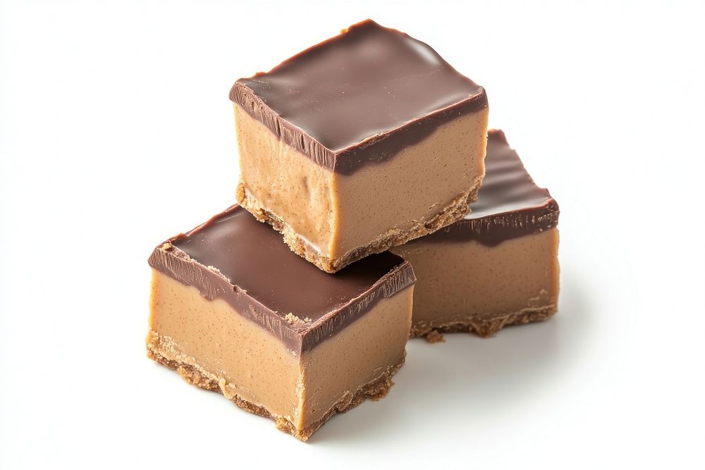 Three peanut butter fudge cubes | Free Photo - rawpixel