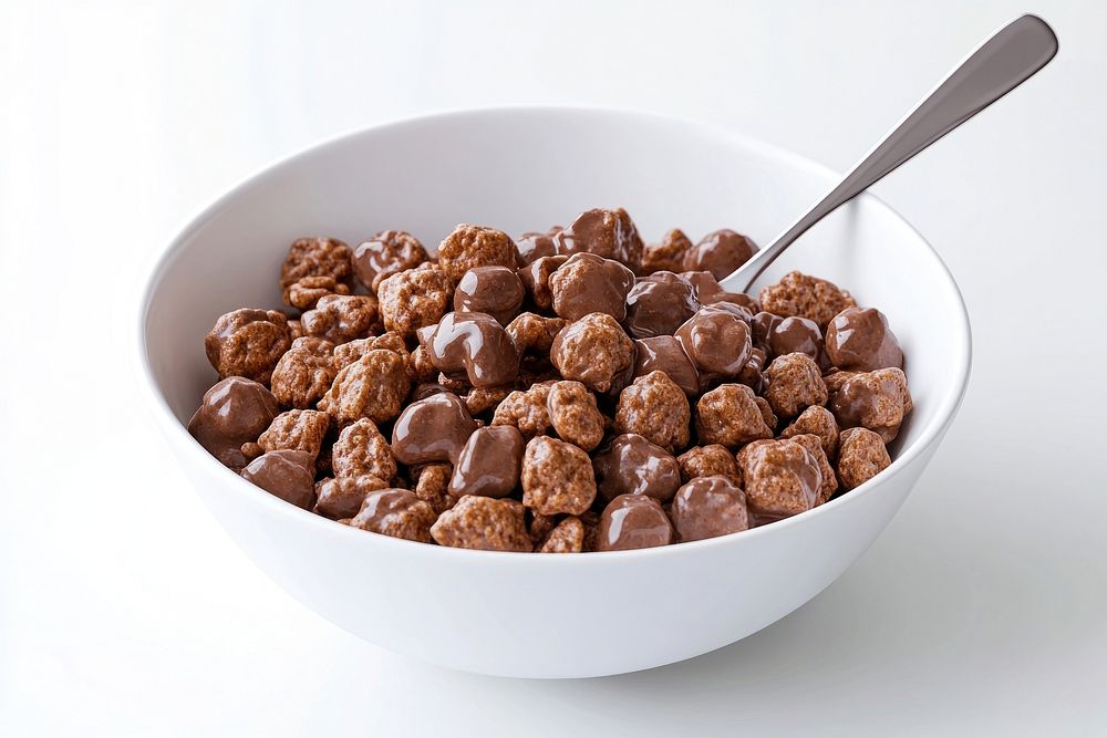 bowl chocolate cereal food cereal | Free Photo - rawpixel