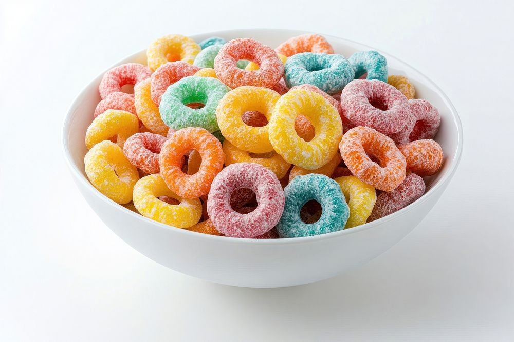 bowl fruit loops cereal food | Free Photo - rawpixel