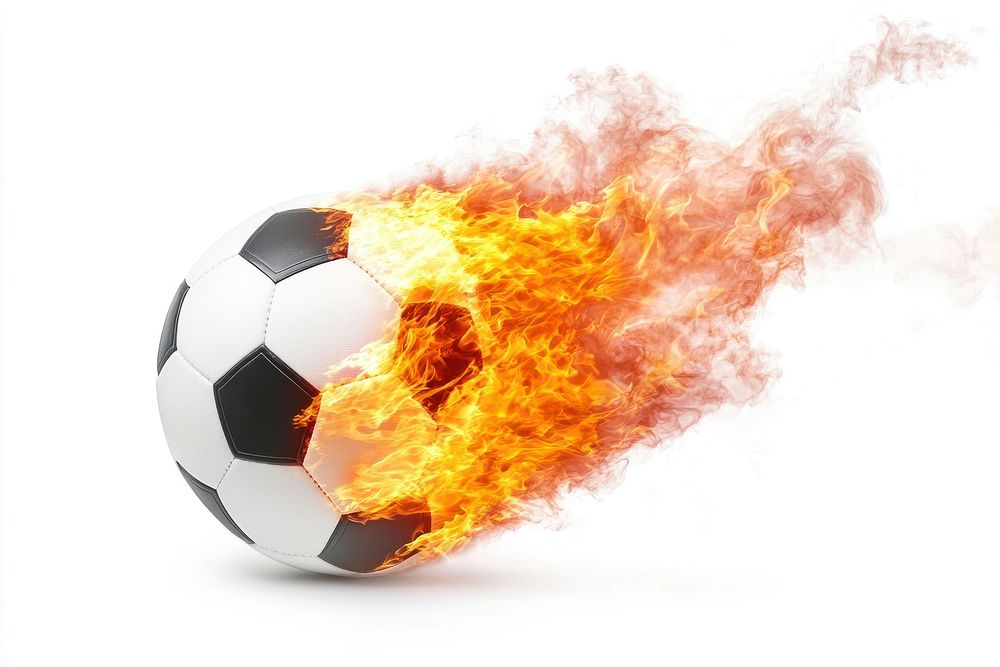 Soccer ball fire soccer sports | Free Photo - rawpixel
