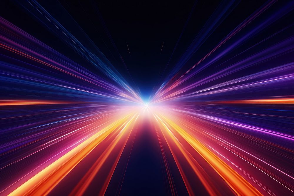 Dynamic futuristic light speed burst | Free Photo Illustration - rawpixel