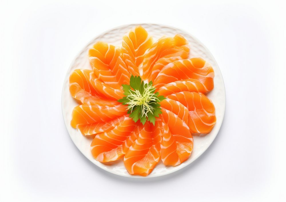 Fresh salmon sashimi plate | Free Photo - rawpixel