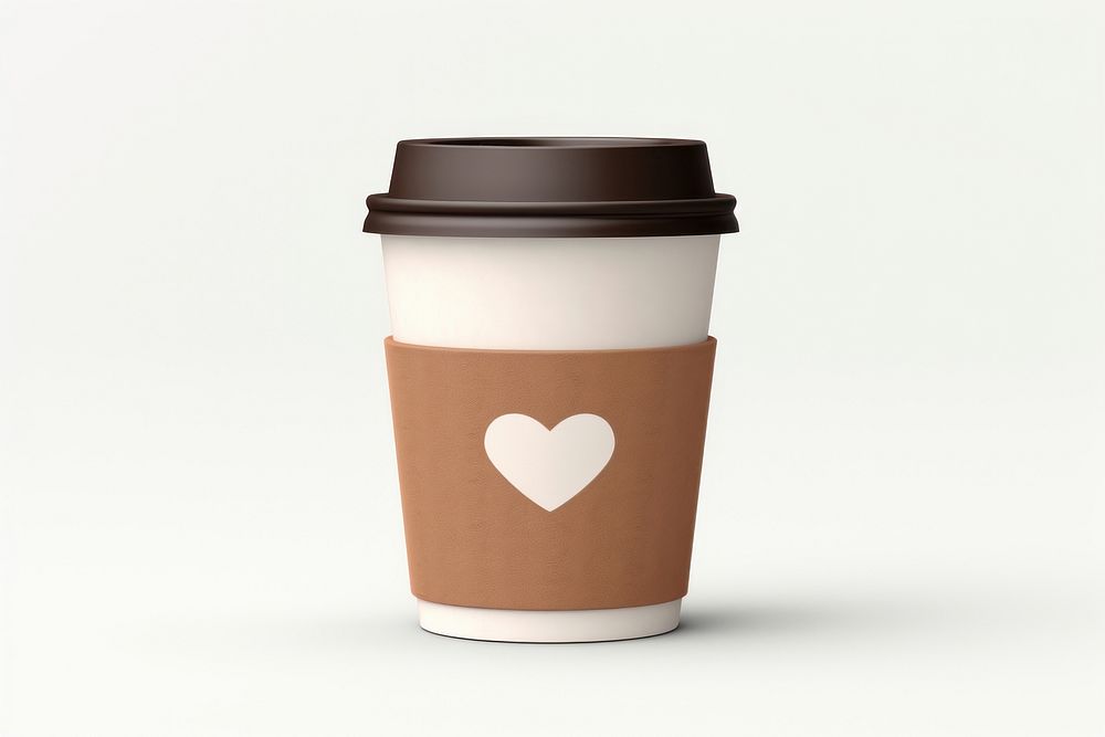 Coffee cup with heart design | Free Photo Illustration - rawpixel