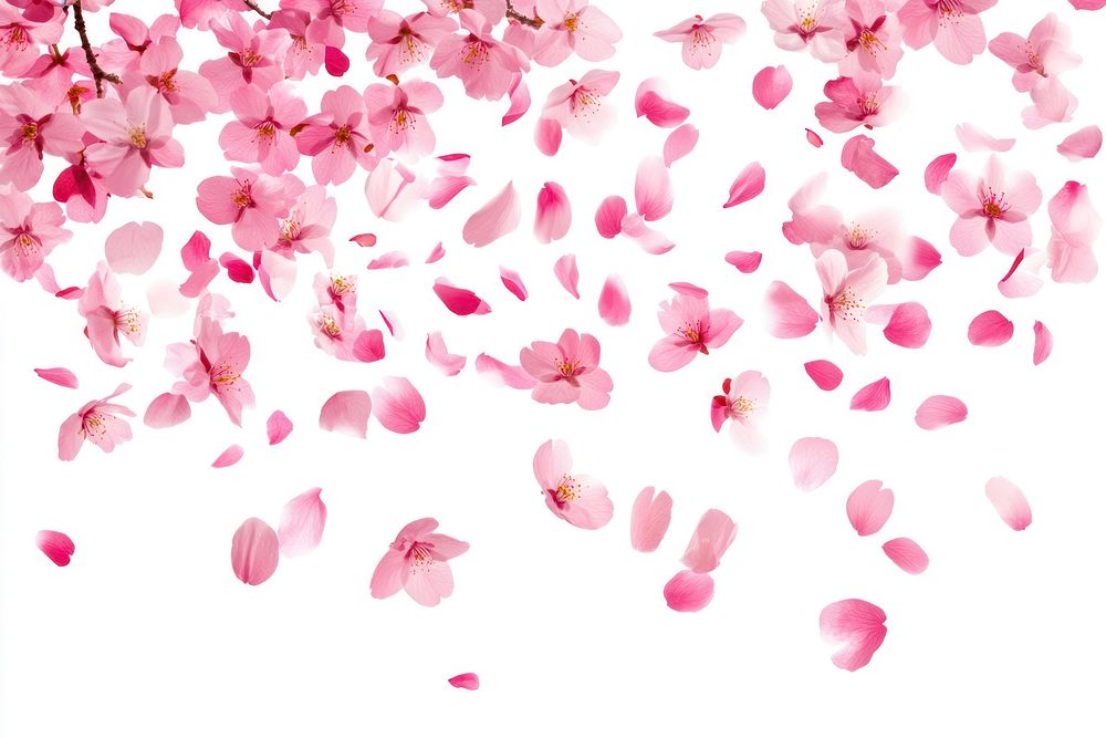 Cherry blossom petals falling blossoms | Free Photo - rawpixel