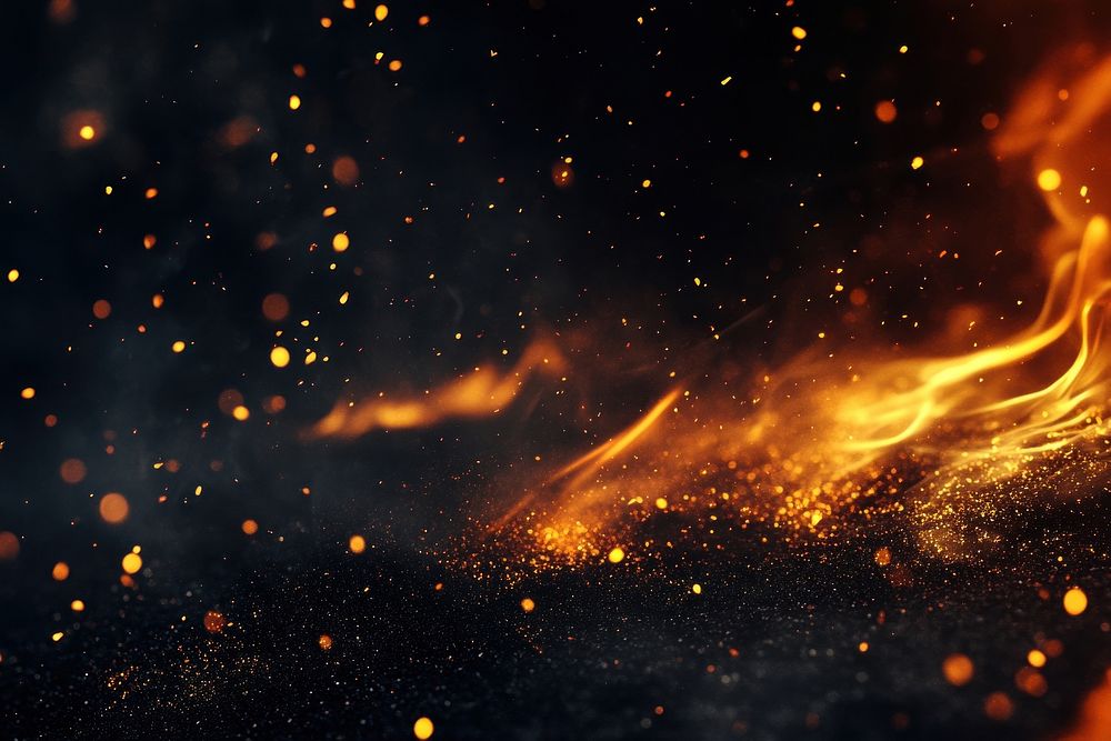 Fire floating ashes background flames | Premium Photo - rawpixel