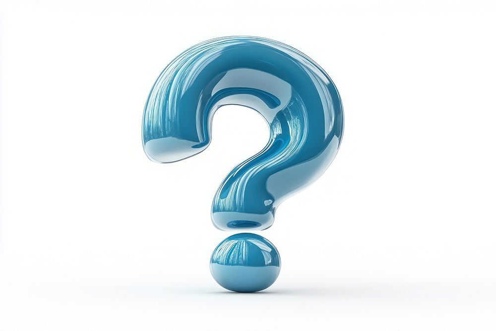 Cute blue question marks illustration | Free Photo Illustration - rawpixel