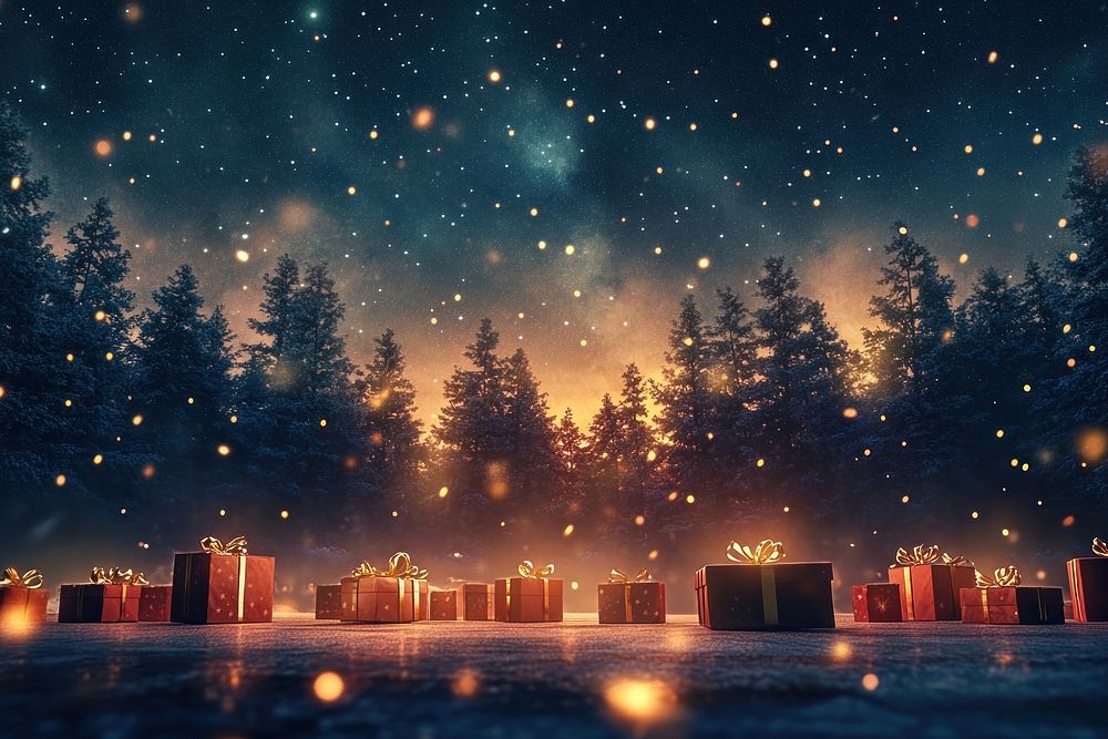 Background starry Christmas night sky | Free Photo - rawpixel