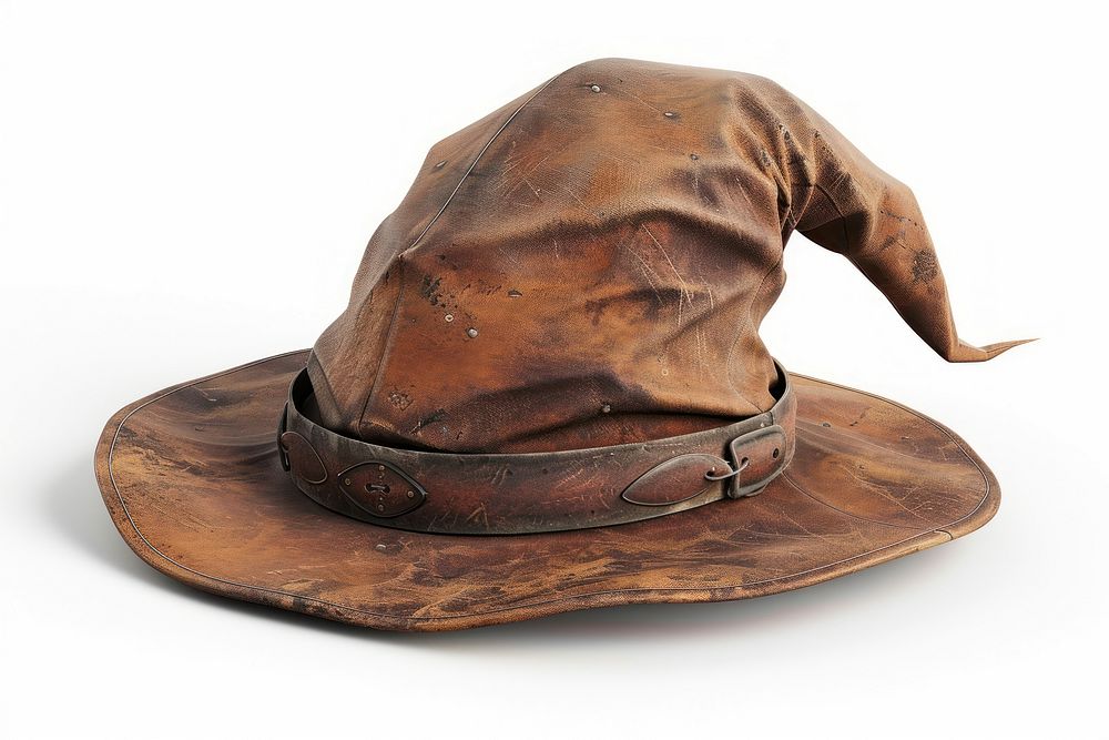Vintage leather wizard hat | Free Photo - rawpixel