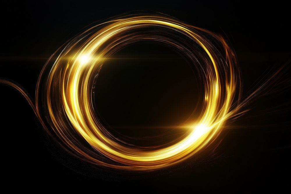 Golden glowing circular light effect | Free Photo - rawpixel