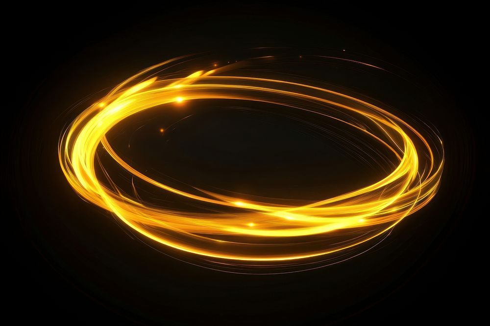 Glowing circular light trails abstract | Free Photo - rawpixel