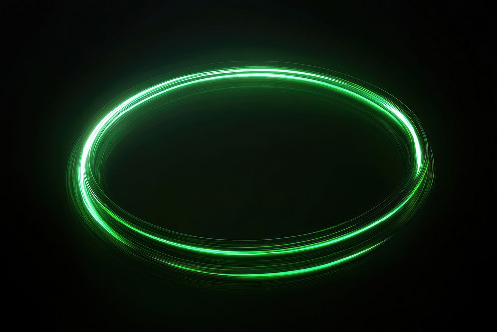 Glowing green light ring | Free Photo - rawpixel