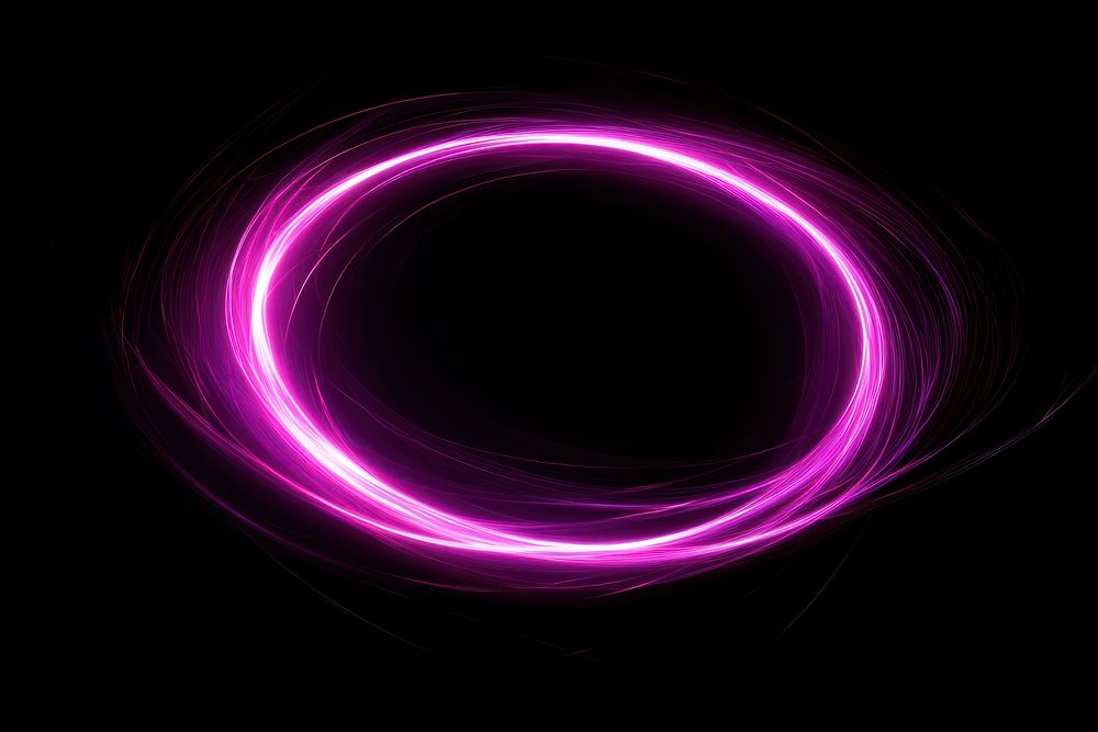 Vibrant neon pink light circle | Free Photo - rawpixel