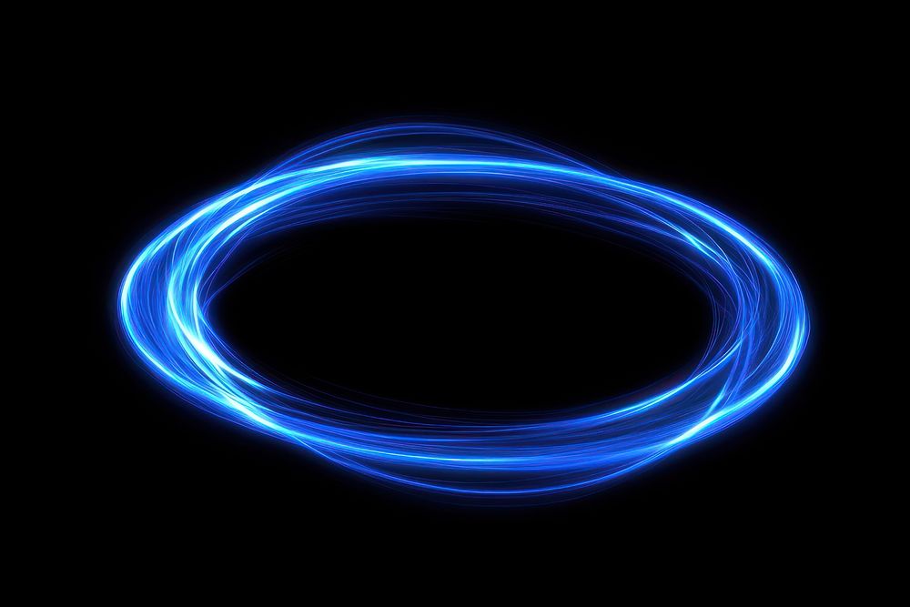 Glowing blue light ring effect | Free Photo - rawpixel