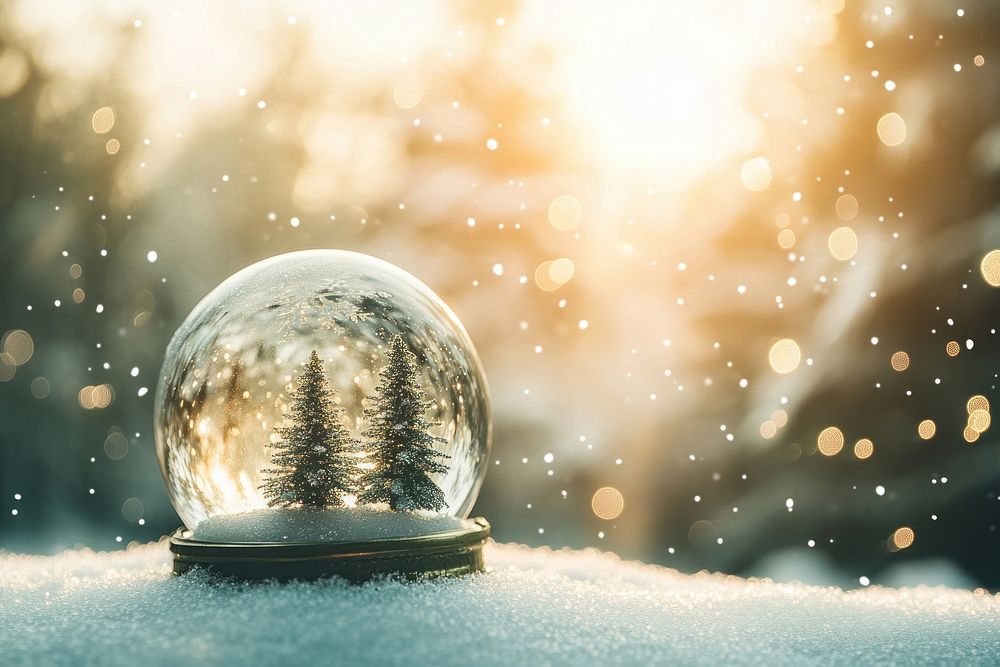 Snow globe astronomy outdoors sphere. | Free Photo - rawpixel