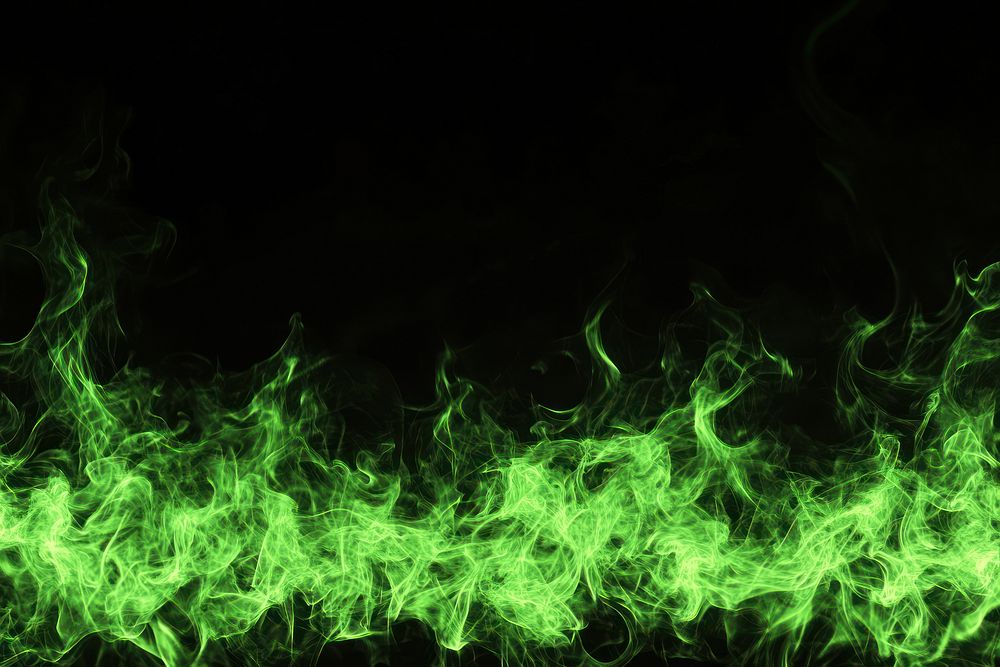 Vibrant green flame background | Free Photo - rawpixel