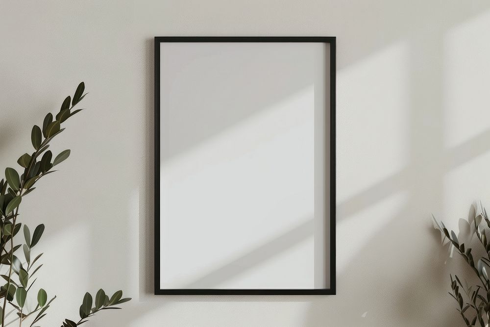 Minimalist blank frame with plants | Free Photo - rawpixel