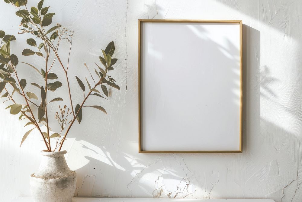 Minimalist frame with plant decor | Free Photo - rawpixel