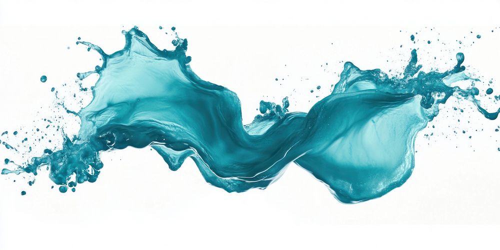 Turquoise splash abstract water art. | Free Photo - rawpixel