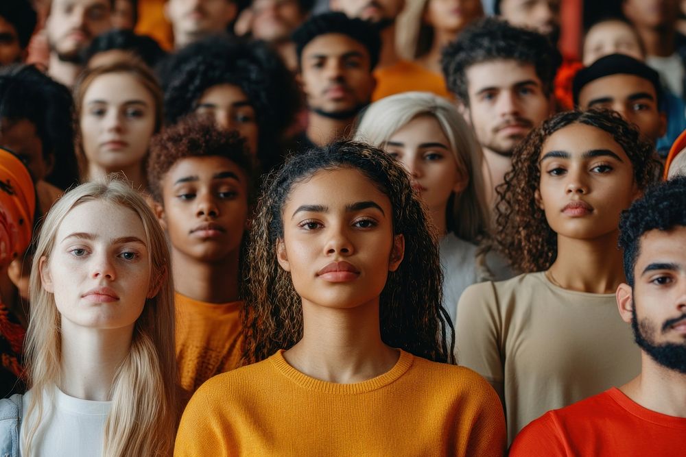 Multicultural crowd person people adults. | Free Photo - rawpixel