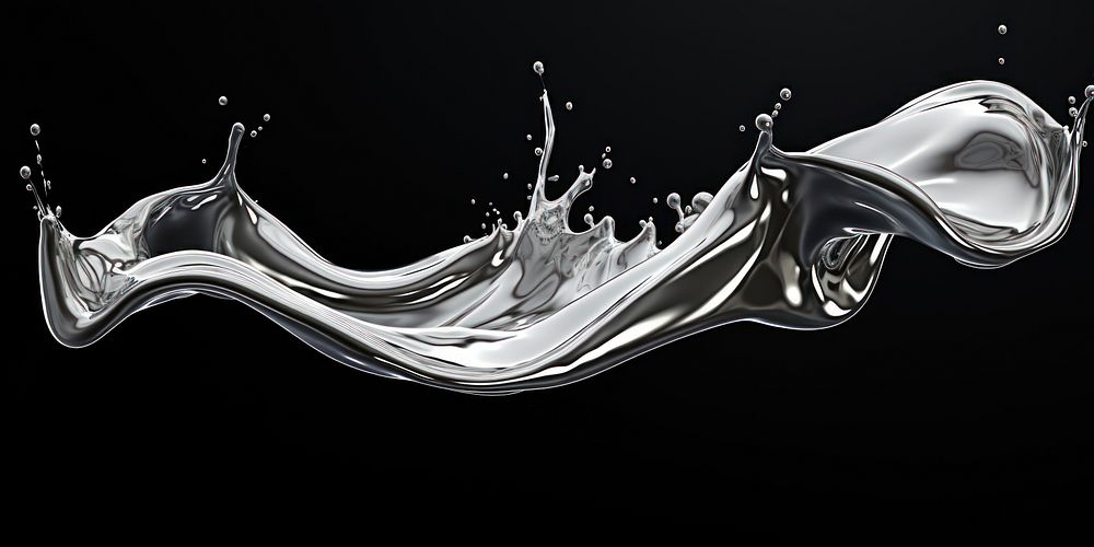 Silver liquid splash abstract effect | Free Photo - rawpixel
