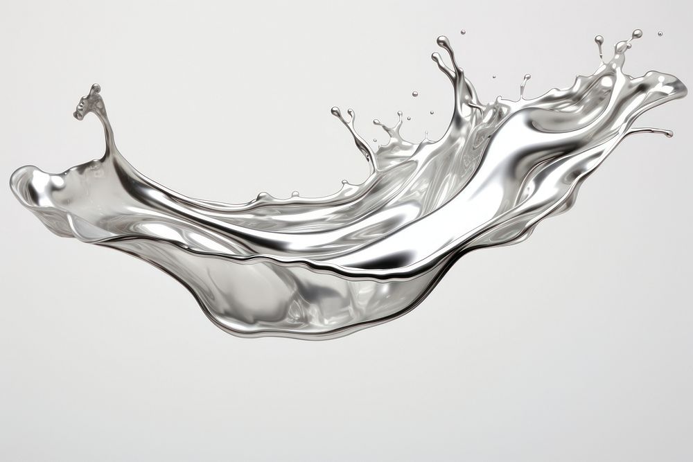 Silver liquid splash abstract art | Free Photo - rawpixel