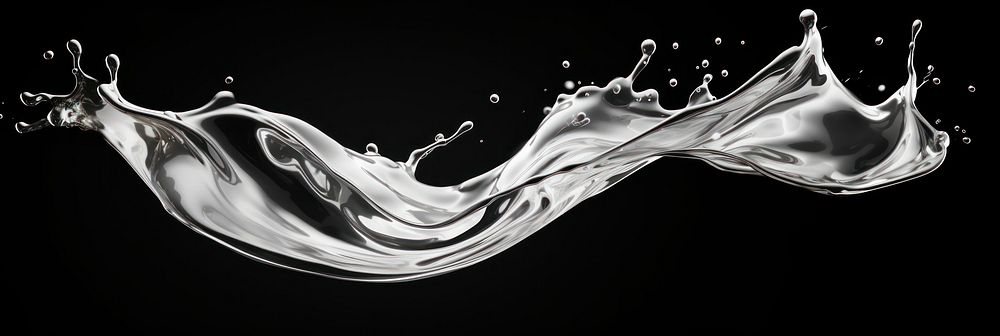 Silver liquid splash background black | Free Photo - rawpixel