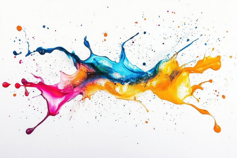 Spray paint splash abstract art | Free Photo - rawpixel