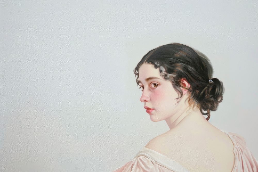 Maiden portrait painting art. | Free Photo Illustration - rawpixel