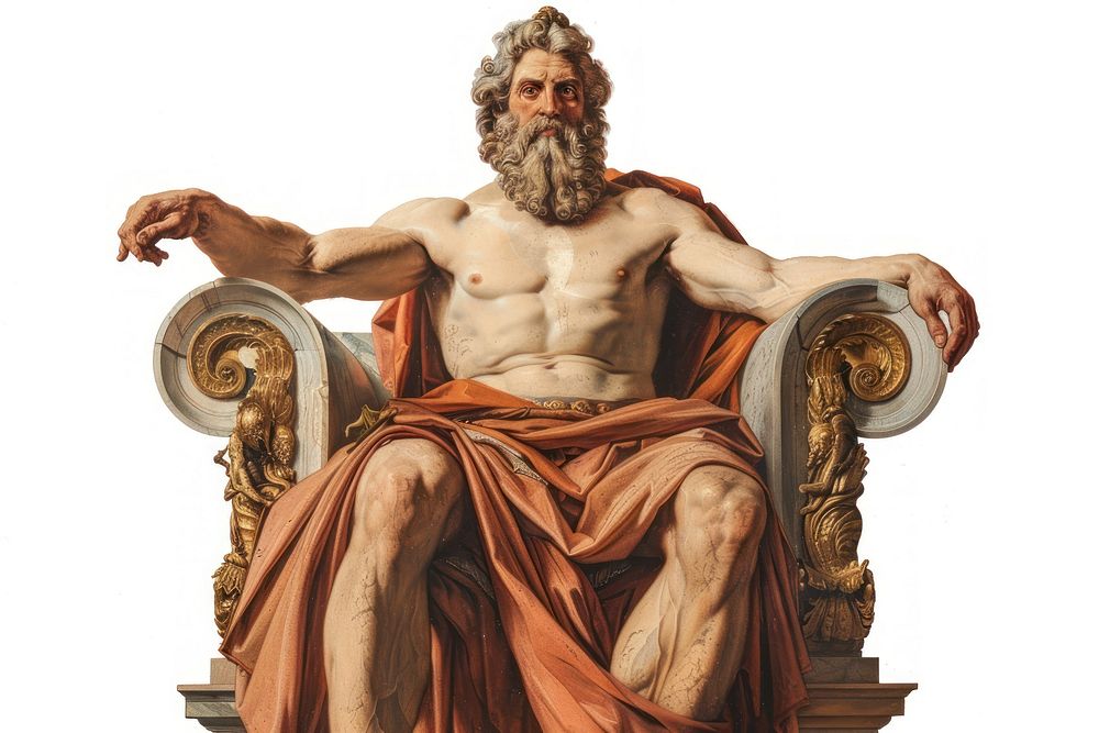 Zeus throne art illustration. | Free Photo Illustration - rawpixel
