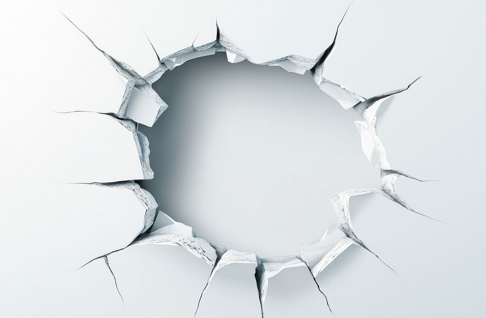Cracked wall with circular hole | Free Photo - rawpixel