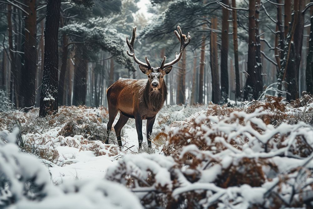 Male stag wildlife antelope animal. | Free Photo - rawpixel