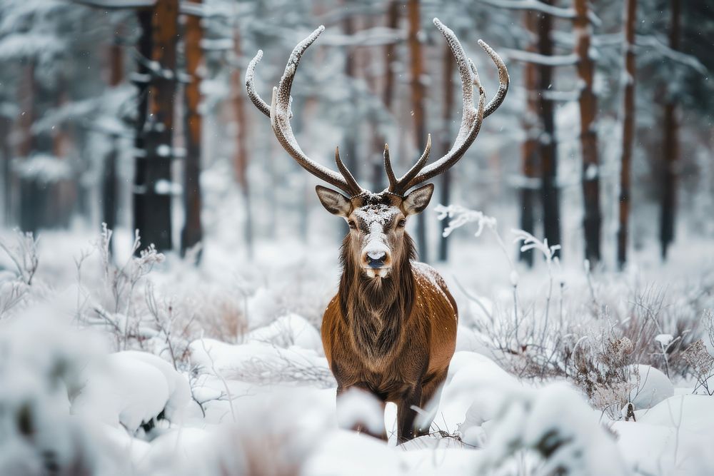 Male stag wildlife antelope animal. | Free Photo - rawpixel