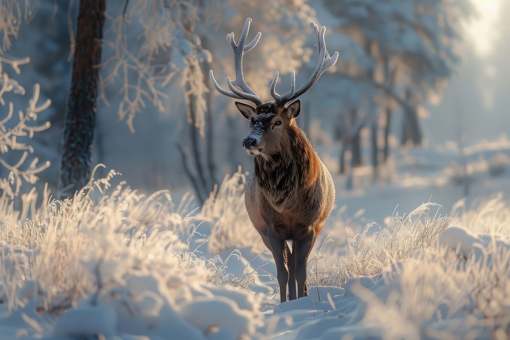 Male stag wildlife antelope animal. | Free Photo - rawpixel