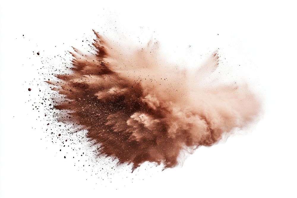 Exploding brown powder cloud | Free Photo - rawpixel