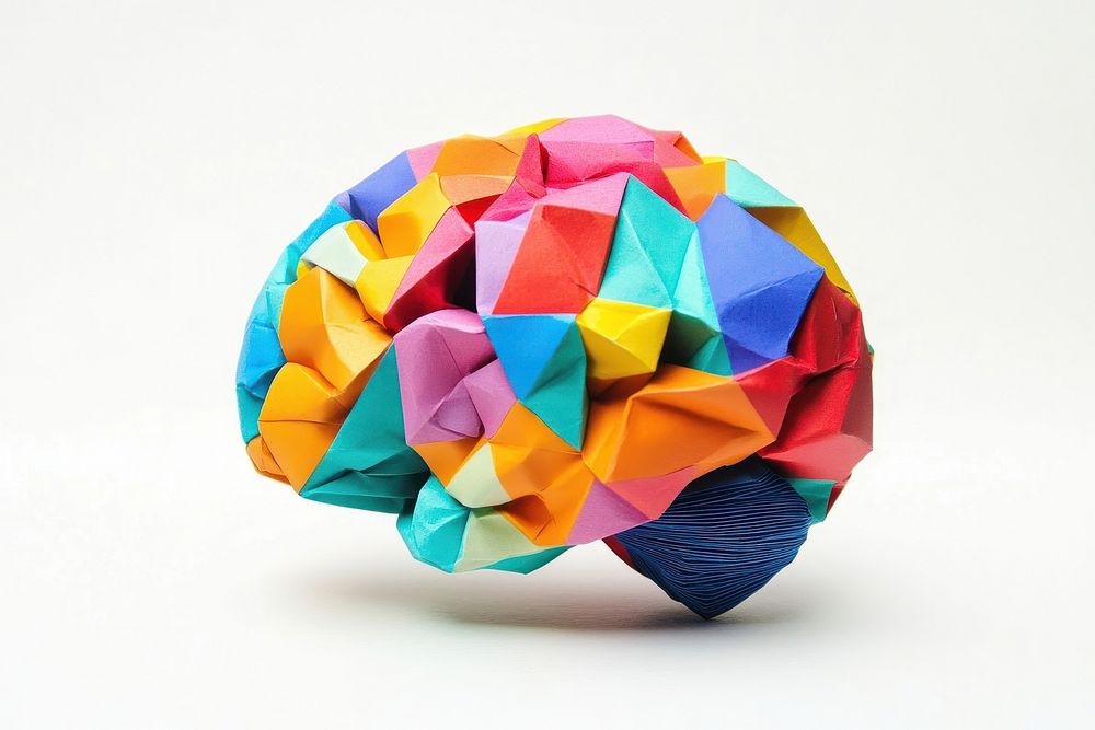 Colorful geometric brain art | Free Photo - rawpixel