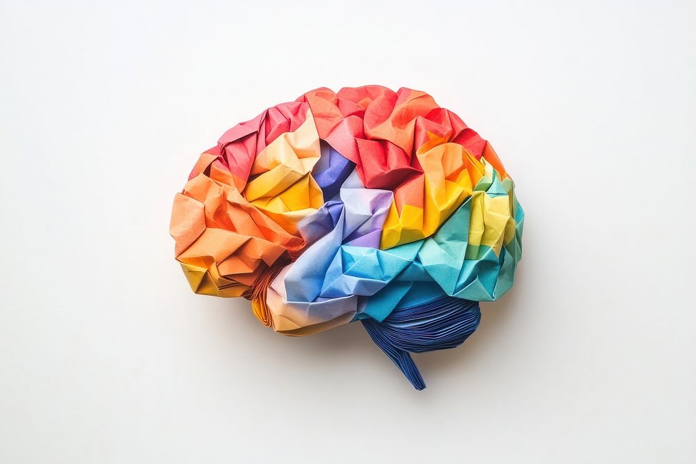 Colorful origami brain art | Free Photo - rawpixel