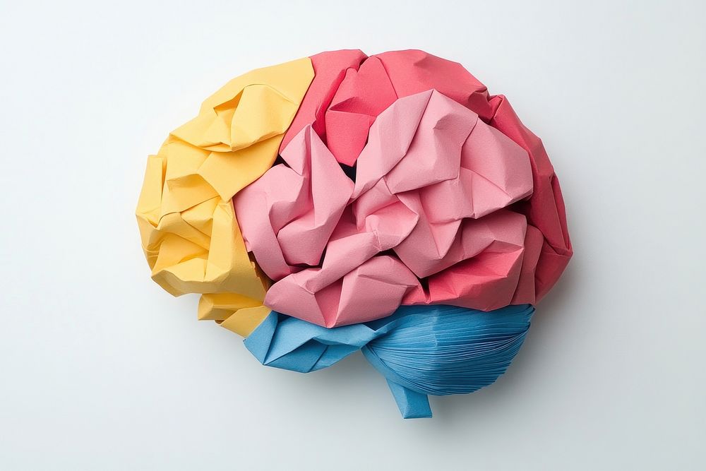 Colorful origami brain art | Free Photo - rawpixel