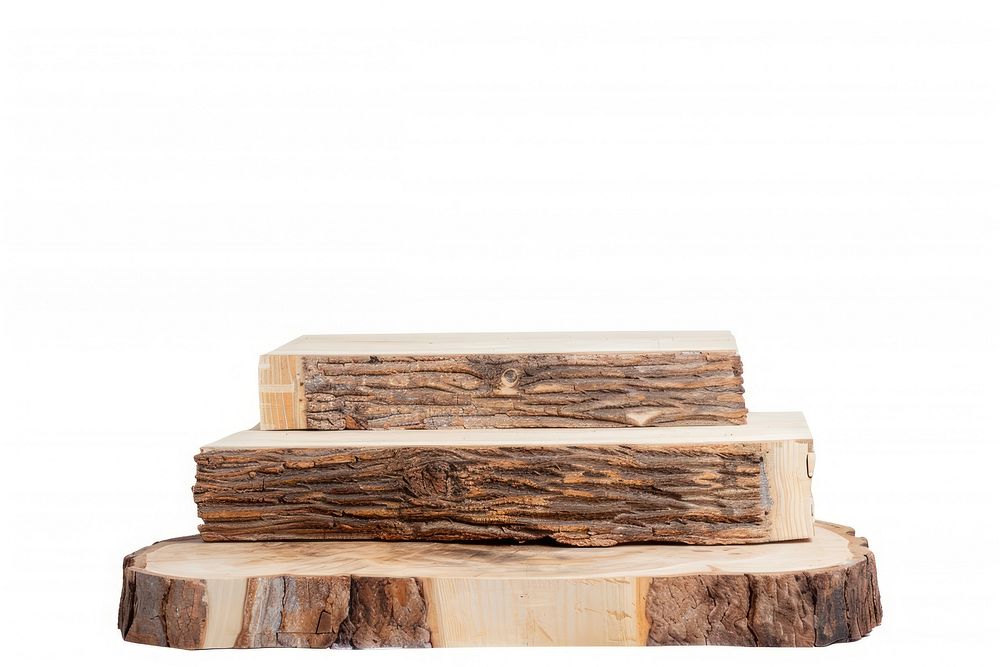Gradient podium bark wood slabs | Free Photo - rawpixel