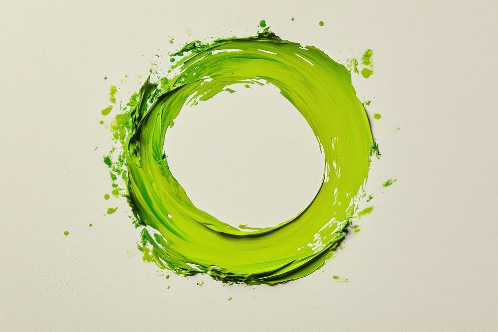 Green circle splash paint. | Free Photo - rawpixel
