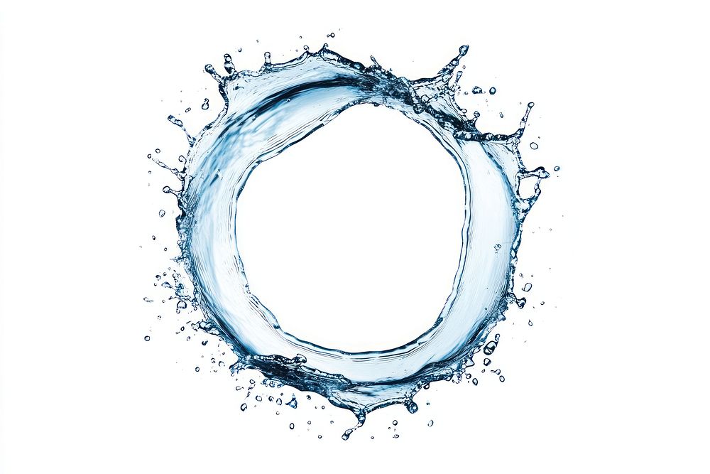 Circle water splash effect isolated | Free Photo - rawpixel