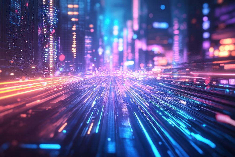 Light effect lights technology background. | Free Photo - rawpixel