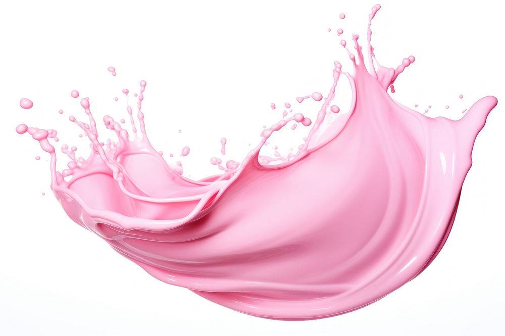 Pink cream splash background white | Free Photo - rawpixel