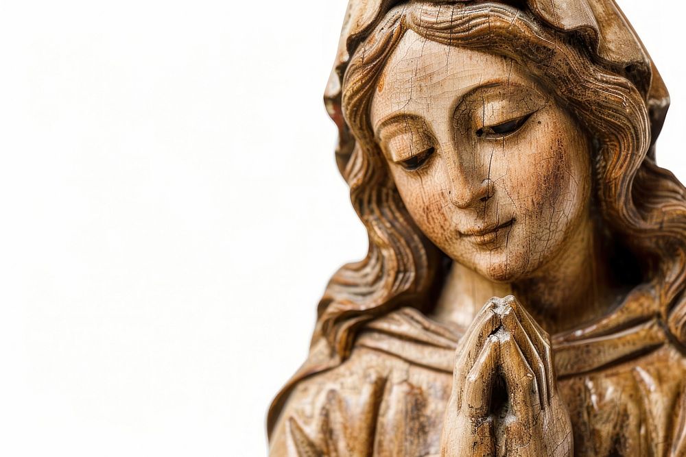 Saint mary sculpture religious statue. | Free Photo - rawpixel