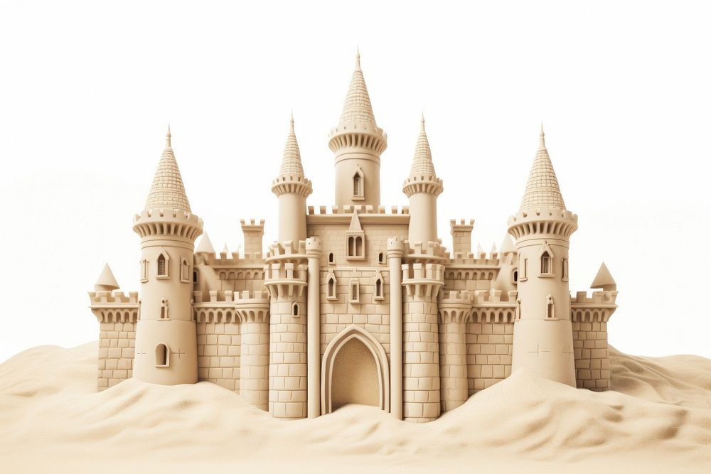 Minimal castle sand architecture outdoors. | Premium Photo - rawpixel