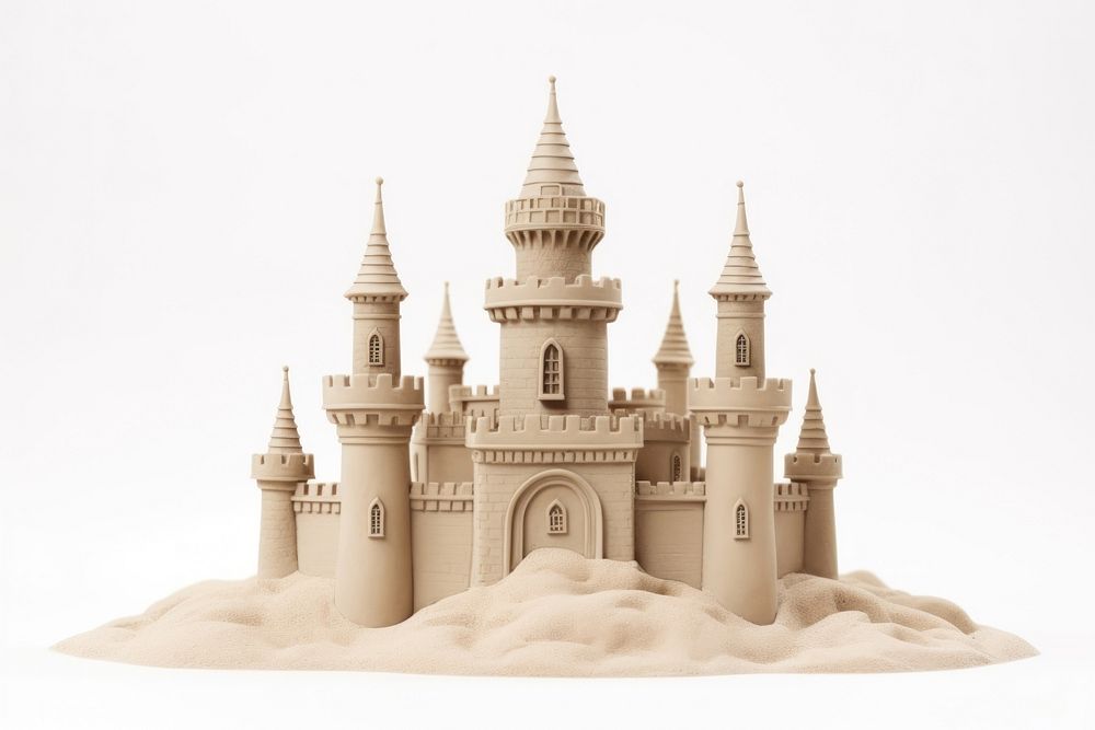 Minimal castle sand architecture shoreline. | Free Photo - rawpixel