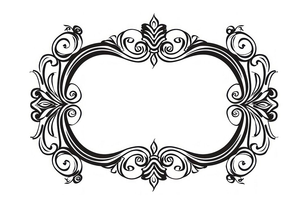 Elegant vintage ornate frame illustration | Free Photo Illustration ...