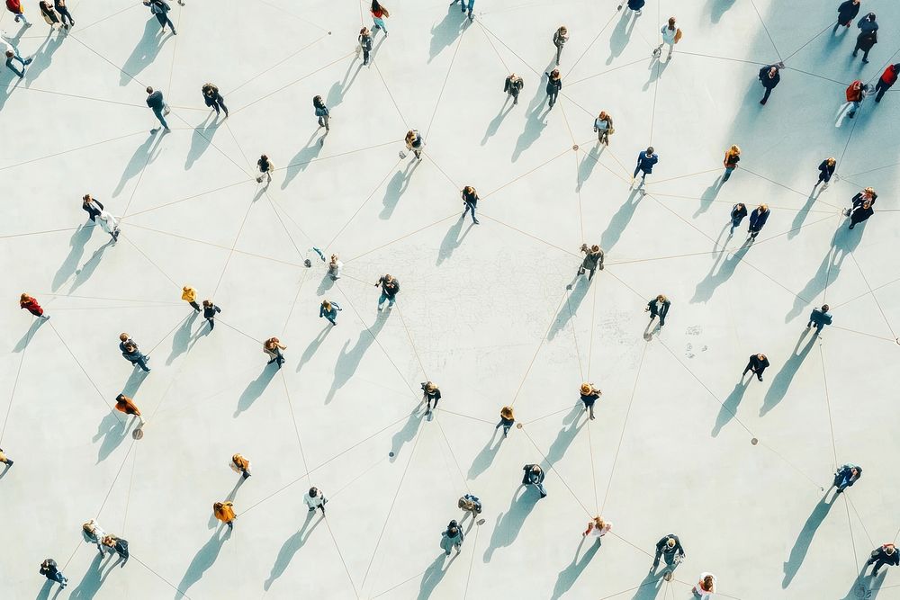 Aerial view crowd transportation outdoors | Free Photo - rawpixel
