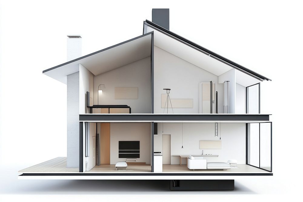 Architectural diagram house architecture electronics. | Free Photo ...